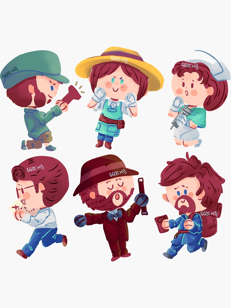 "IDV STARTERS" Sticker by Ggoches | Redbubble