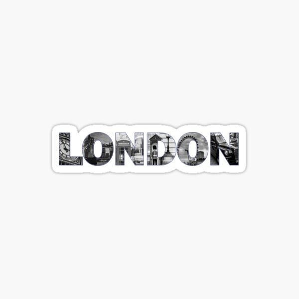 "London City " Sticker by SandersApparel | Redbubble