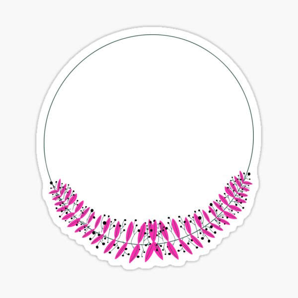 "Pink and white freeform" Sticker for Sale by Greatsavings | Redbubble