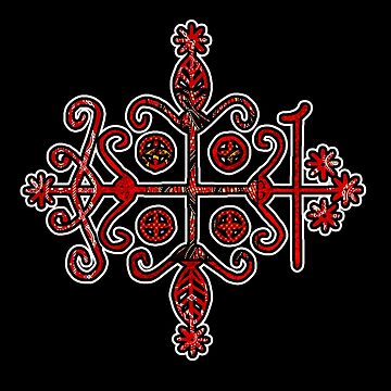 "Papa Legba Elegua Veve Sigil" Art Print for Sale by artbyomega | Redbubble
