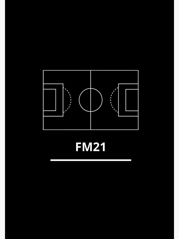 "FM21 football manager T-Shirt" Journal for Sale by FOFA600 | Redbubble