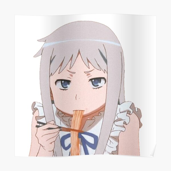 "Anohana - cute Meiko kawaii fanart " Poster for Sale by ShindouArt ...