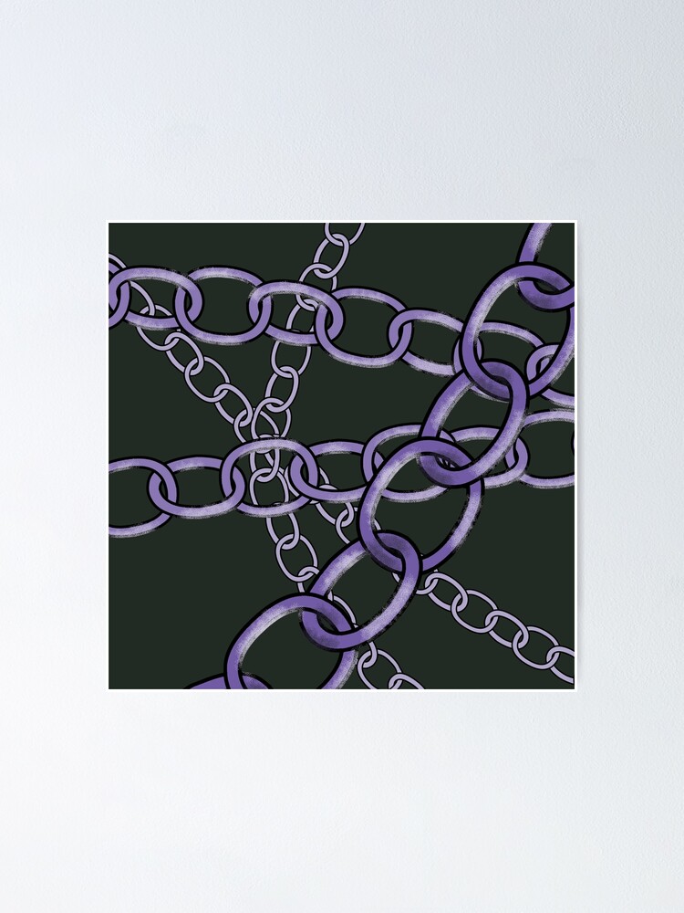 "chain" Poster for Sale by RiqSemakArts | Redbubble
