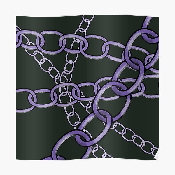 "chain" Poster for Sale by RiqSemakArts | Redbubble