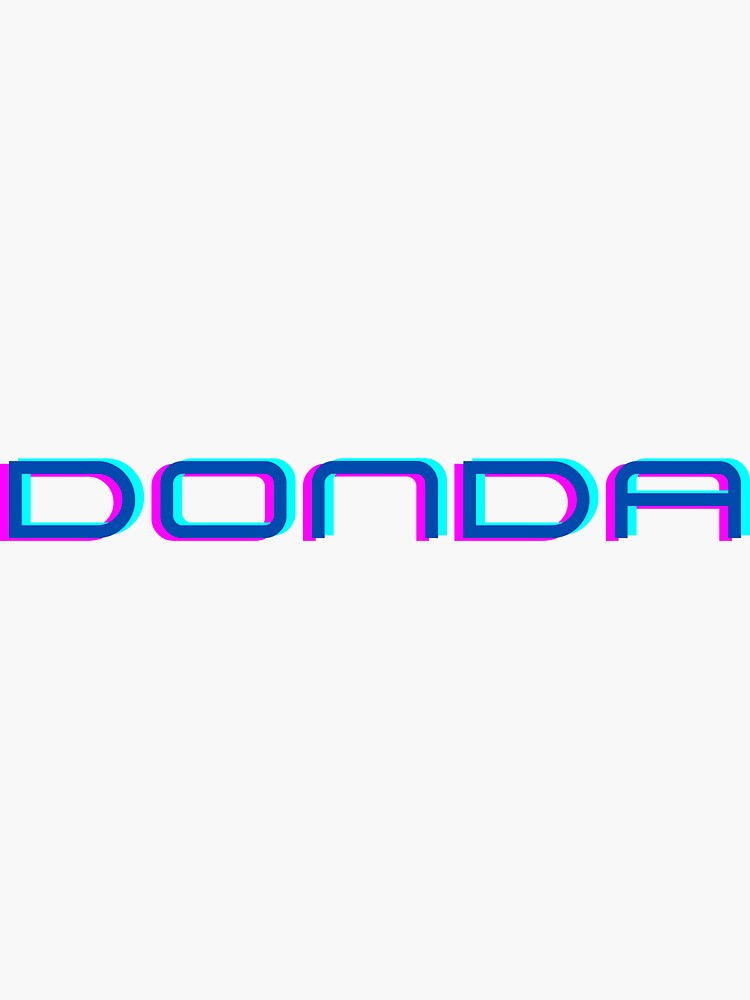 "Donda Simple " Sticker for Sale by DopeCraft | Redbubble