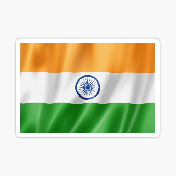 "India Flag" Sticker by coffeetea2020 | Redbubble