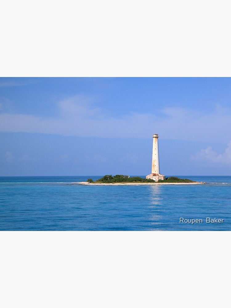 "Lighthouse at Cay Lobos, Bahamas" Poster by RoupenBaker | Redbubble