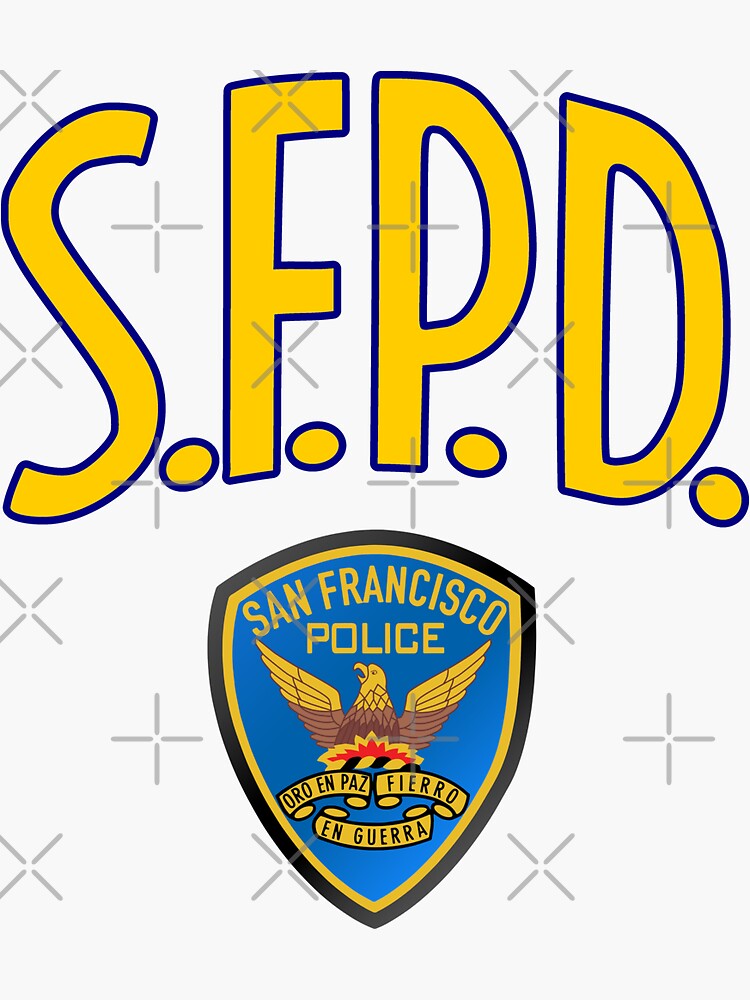 "SFPD San Francisco Police Department" Sticker for Sale by enigmaticone ...