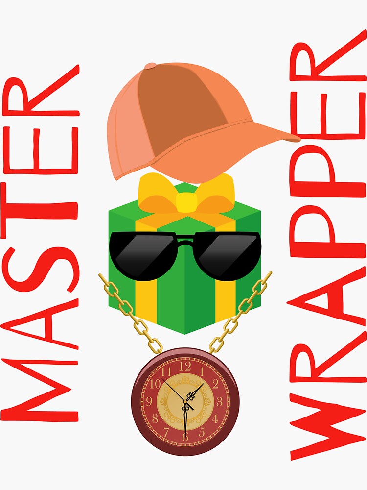 "Master Wrapper" Sticker by SnarkSharks | Redbubble