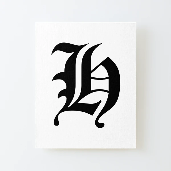 H Old English Old English H Sticker – Bandwagon Sports