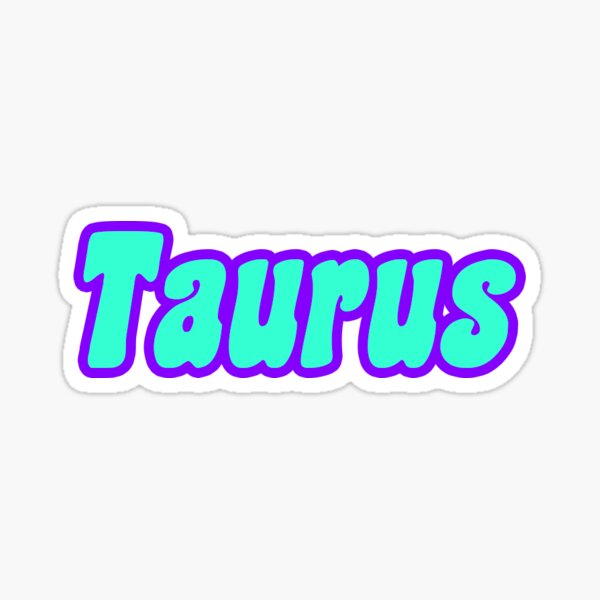 "Taurus" Sticker by LucasMarshxll | Redbubble