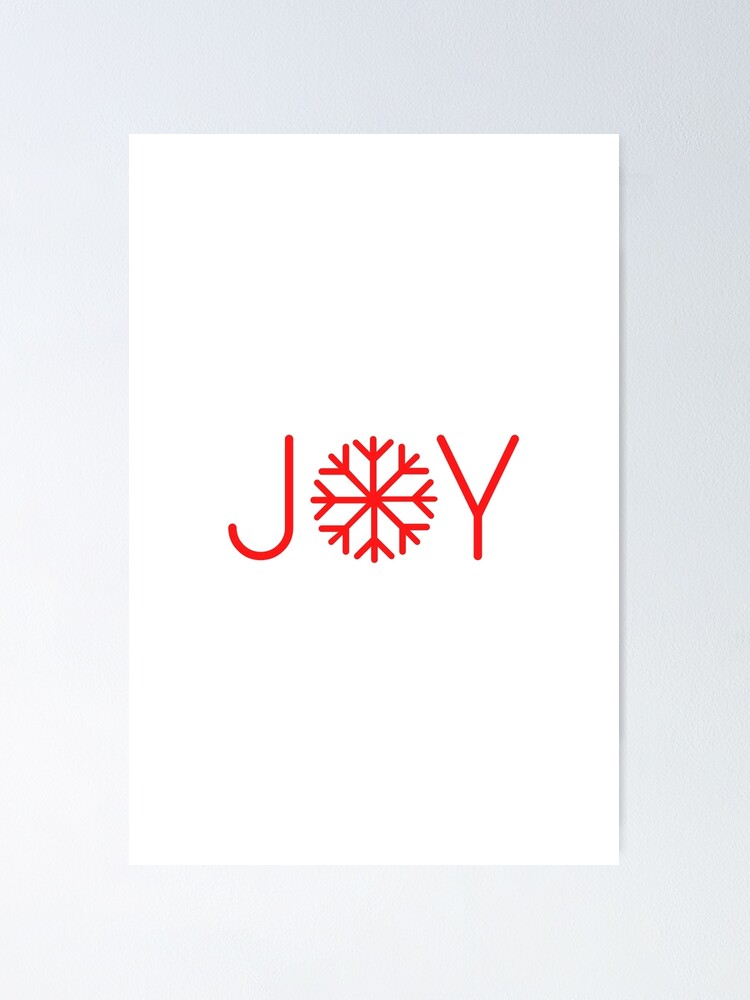 "Joy" Poster by TheVieLab | Redbubble