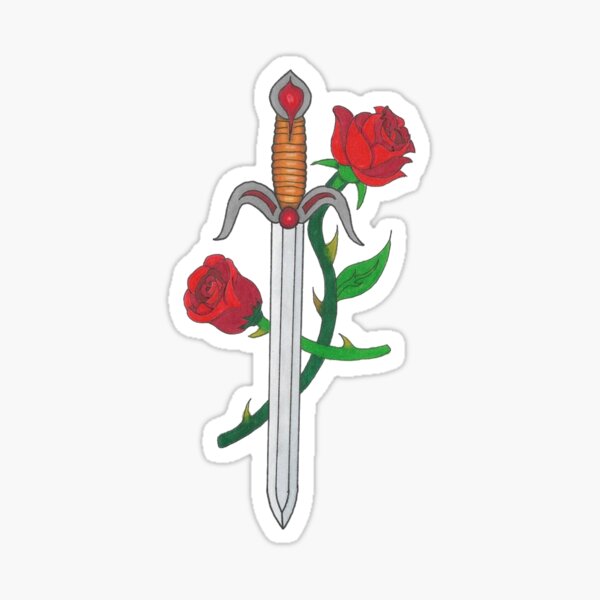 "Sharp" Sticker by GStouderArt | Redbubble