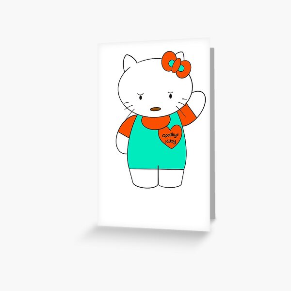 Goodbye Kitty Stationery | Redbubble
