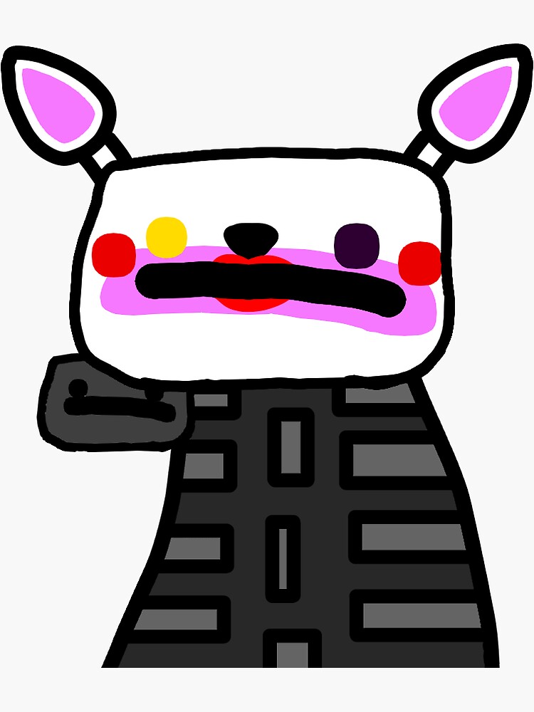 "Mangle (FNaF)" Sticker for Sale by MrMeowser | Redbubble