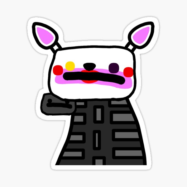 "Mangle (FNaF)" Sticker for Sale by MrMeowser | Redbubble