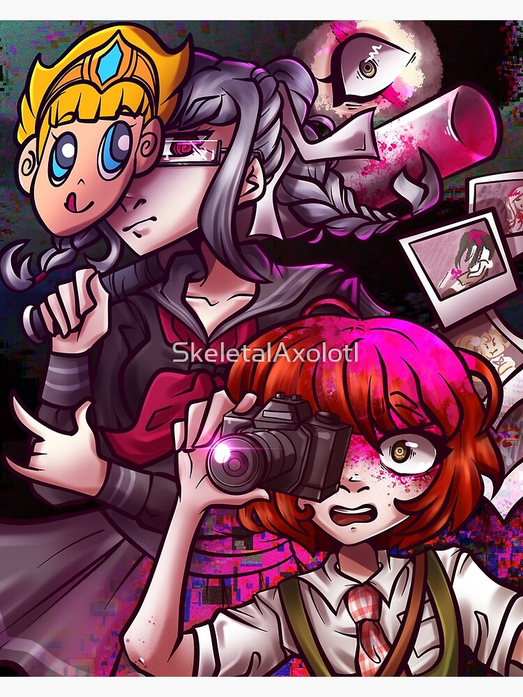 "Sdr2 Trial 2 Mahiru and Peko" Art Print by SkeletalAxolotl | Redbubble