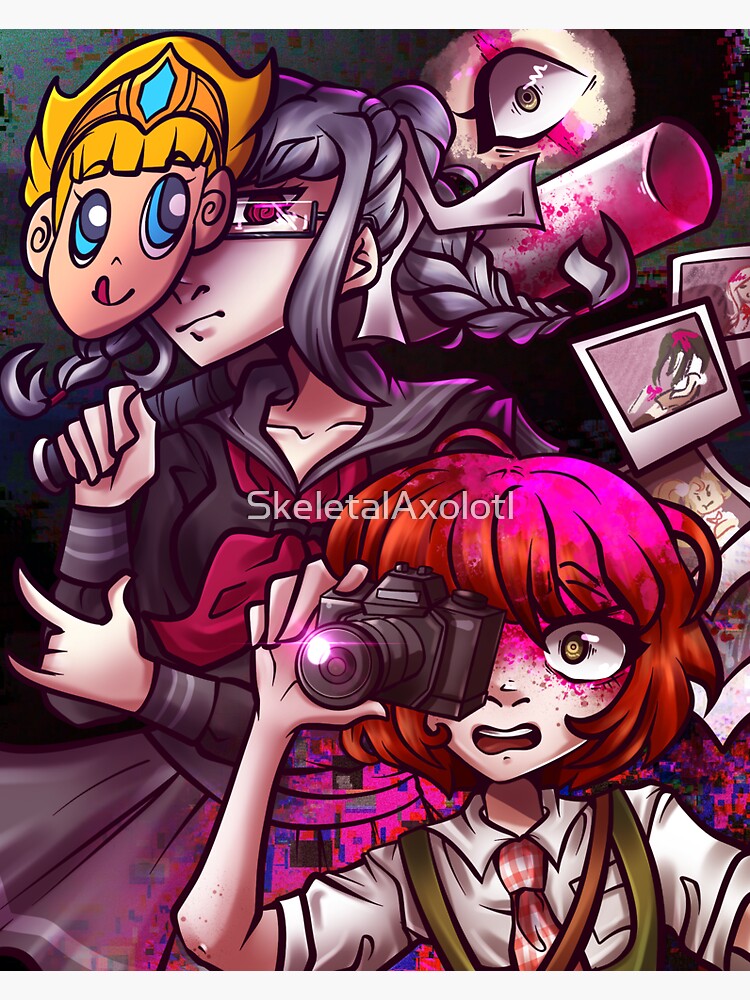 "Sdr2 Trial 2 Mahiru and Peko" Sticker for Sale by SkeletalAxolotl ...