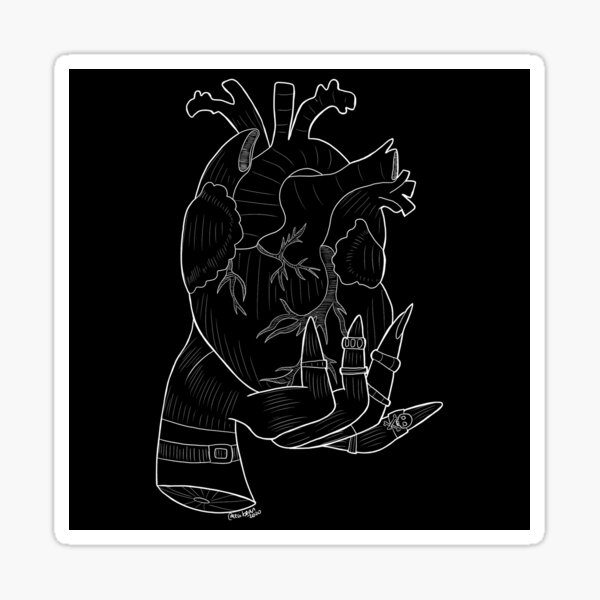 "Heart in Hand" Sticker for Sale by itschickpea | Redbubble