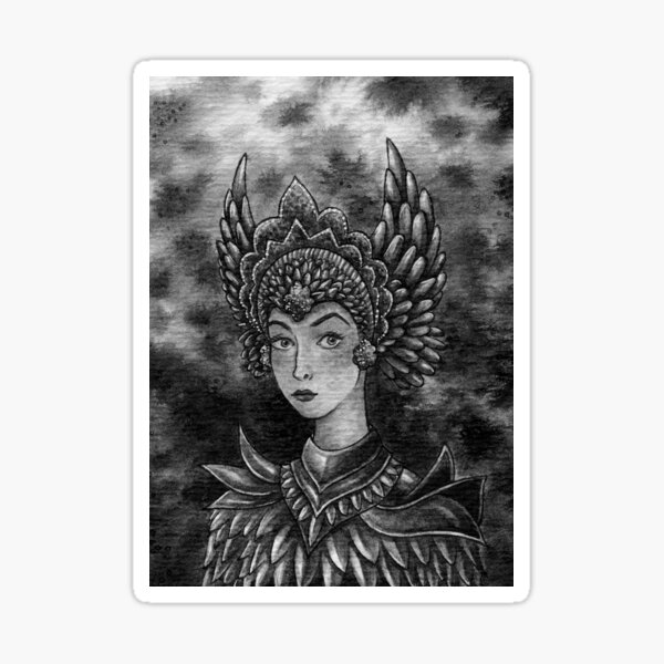 "Valkyrie" Sticker for Sale by OzureFlame | Redbubble