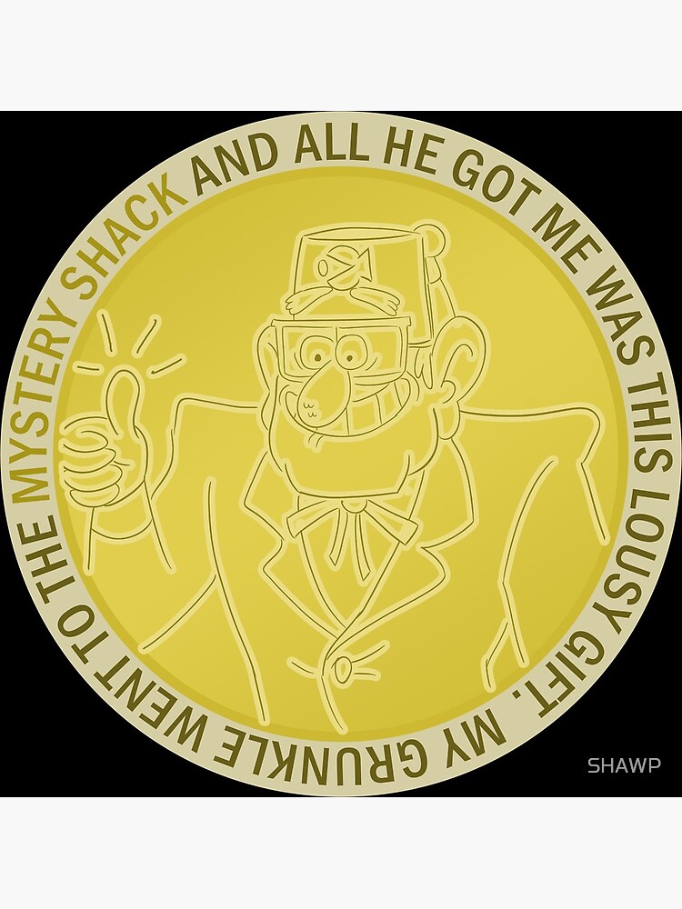 Grunkle Stan Pines MYSTERY SHACK Merch Premium Matte Vertical Poster sold by Improved Orca | SKU ...