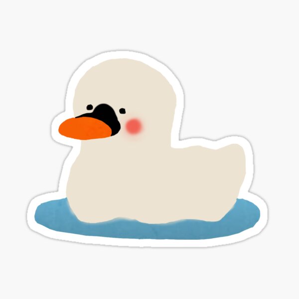 "Cute Rubberduck Swan" Sticker for Sale by StrangeSwan | Redbubble