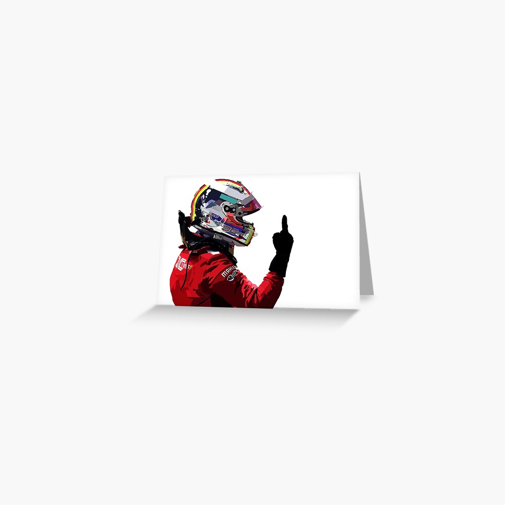 "Sebastian Vettel " Sticker for Sale by shadow-aj | Redbubble