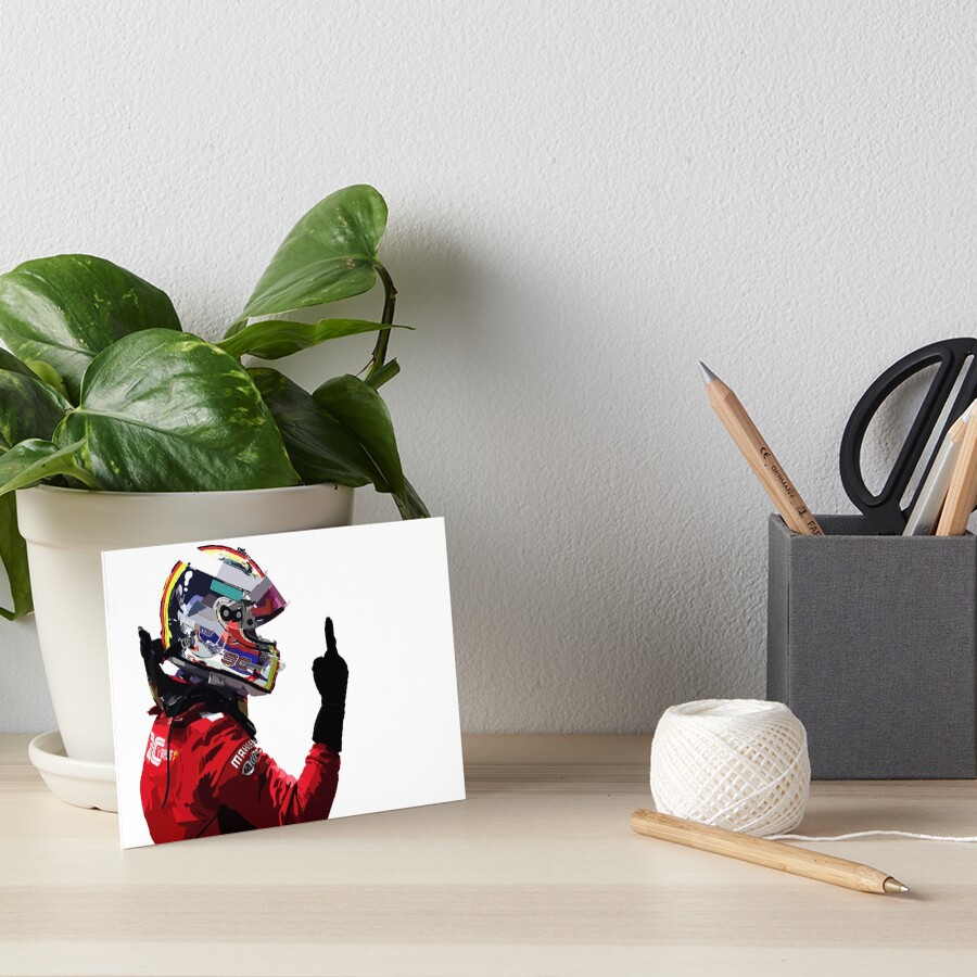 "Sebastian Vettel " Sticker for Sale by shadow-aj | Redbubble