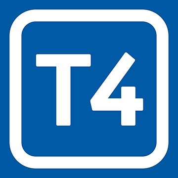 "T4 Sydney Trains Symbol" Sticker for Sale by in-transit | Redbubble