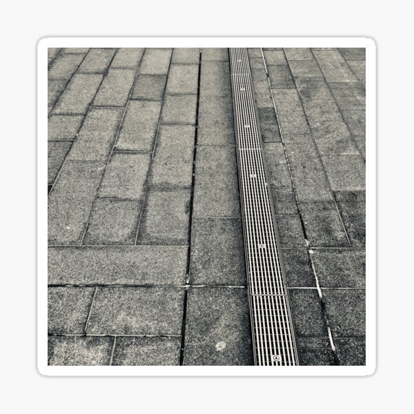 "Grey Brick Road and Track" Sticker for Sale by CraveArt | Redbubble