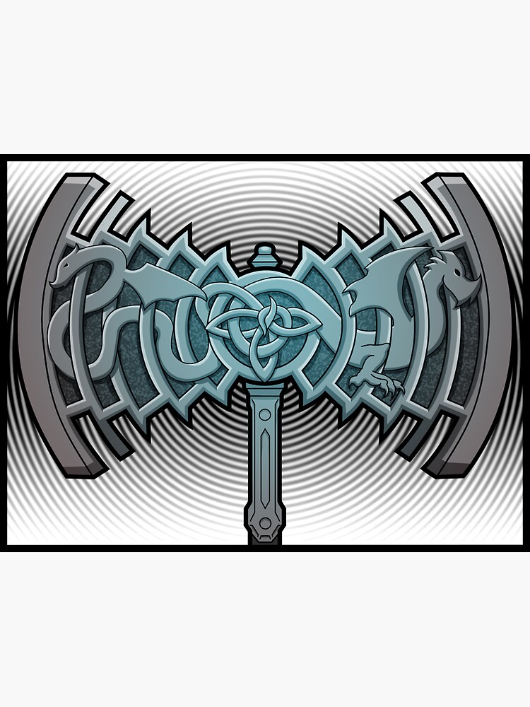 "Celtic Axe" Sticker for Sale by Artsomesauce | Redbubble