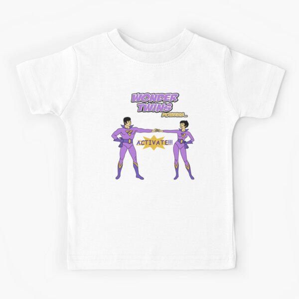 "Wonder Twins Activate" Kids T-Shirt for Sale by QuikCorrect | Redbubble