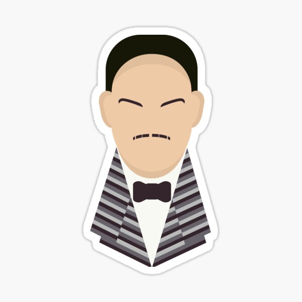 "Gomez Addams" Sticker for Sale by JJWard | Redbubble