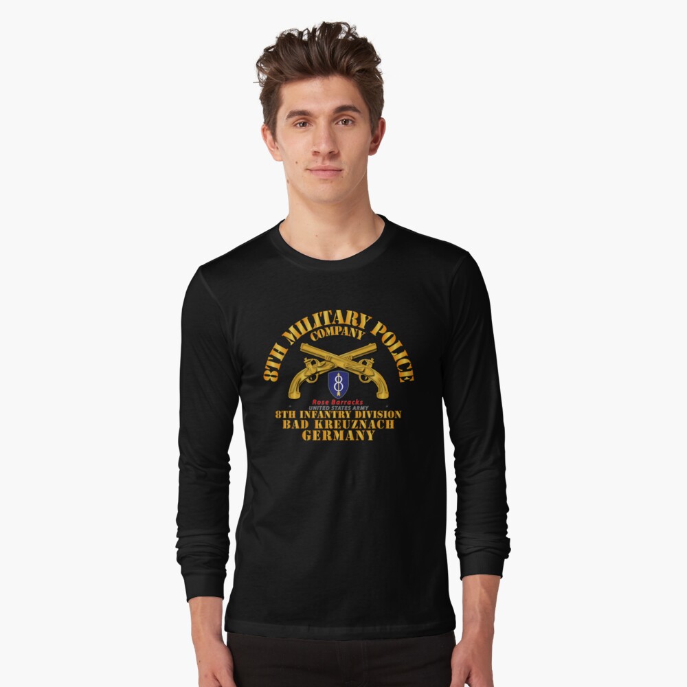"Army - 8th MP Company - 8th ID - Bad Kreuznach Germany" Essential T ...