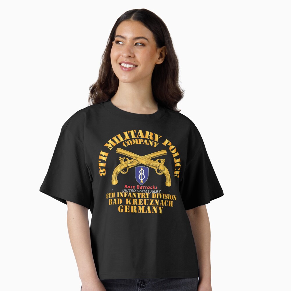 "Army - 8th MP Company - 8th ID - Bad Kreuznach Germany" Essential T ...