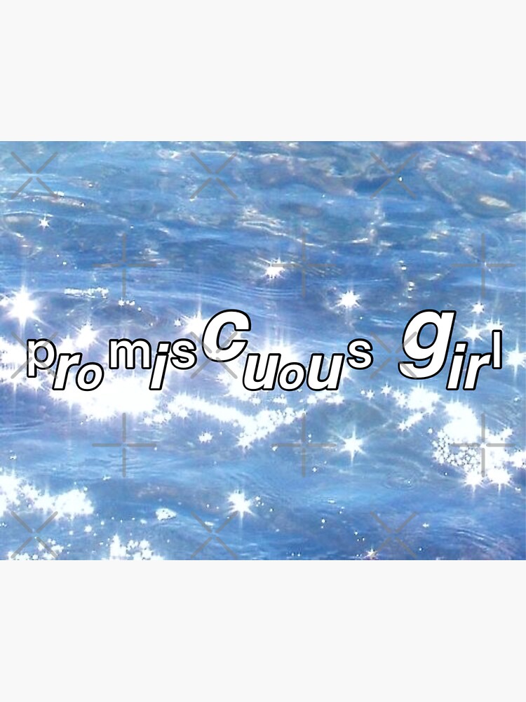 "Promiscuous Girl Aesthetic" Sticker by Gonzine | Redbubble