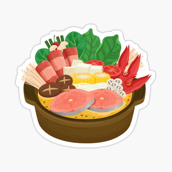 Paper & Party Supplies Happy Hotpot Sticker Paper Stickers, Labels ...