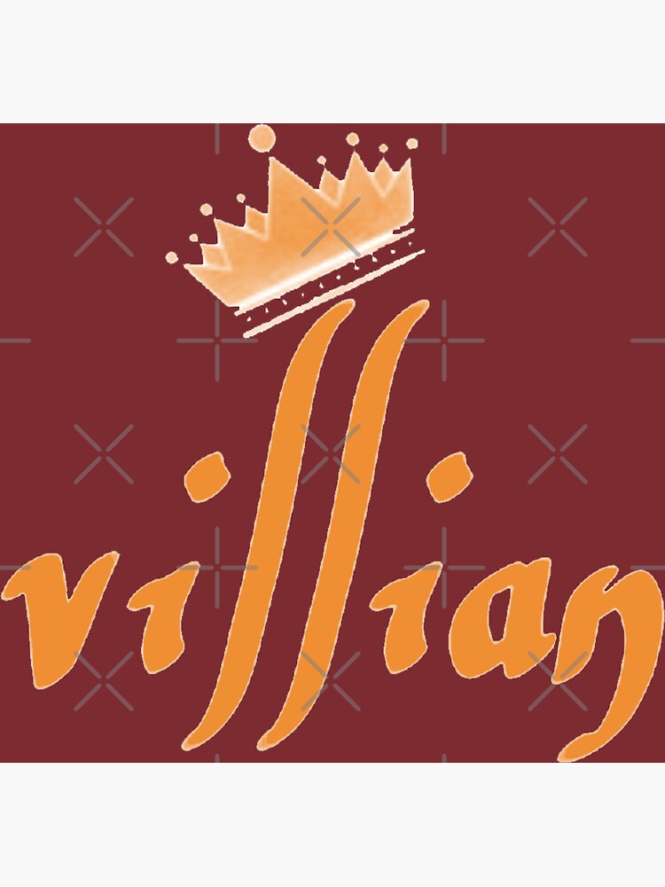 "Villian Title of Creativity Lettering Text Arts Quotes" Poster for ...