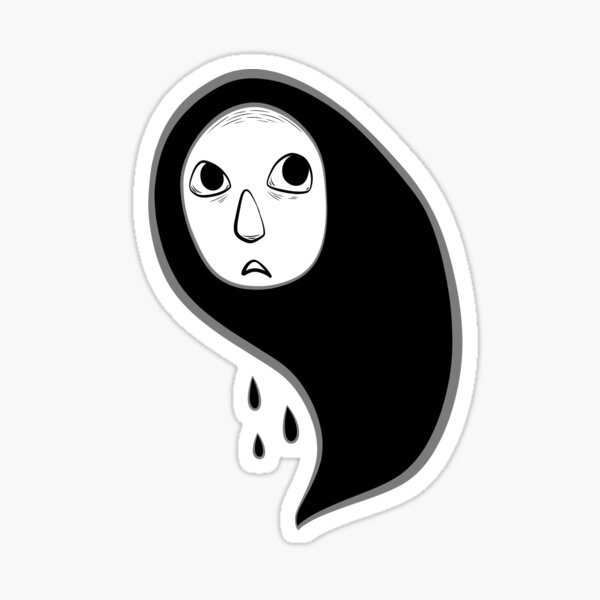 "Ink: Sadboi" Sticker for Sale by beajaypea | Redbubble
