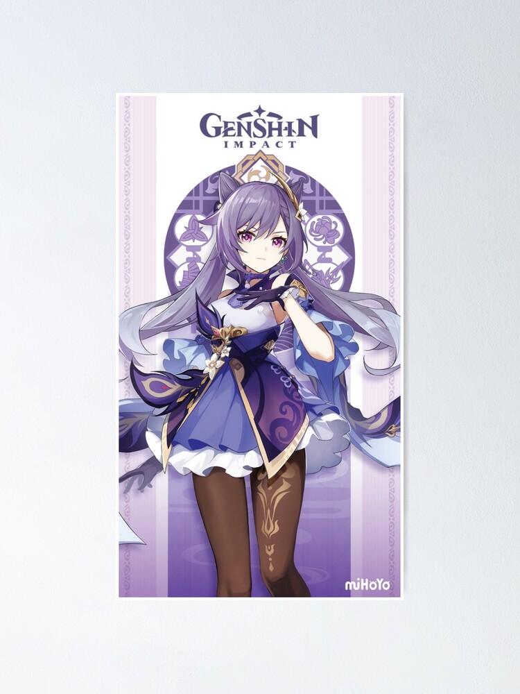 Póster «Keqing de impacto de Genshin» de egrjhn | Redbubble