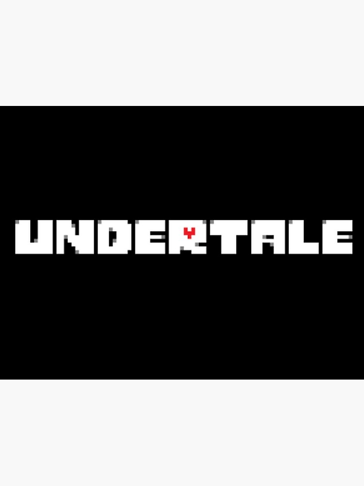 "Undertale Logo" Art Print by BasedPutnam | Redbubble