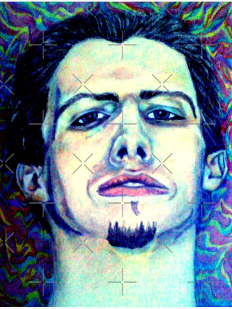 ""Aloof" - Bright Colour Image of Guy using original pencil Drawing ...