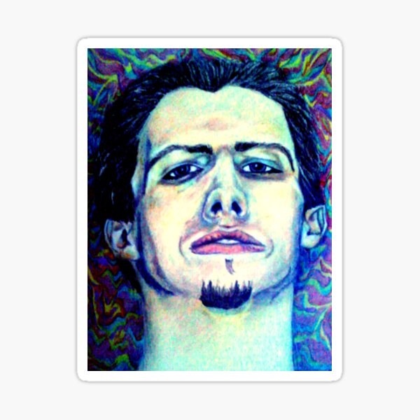 ""Aloof" - Bright Colour Image of Guy using original pencil Drawing ...