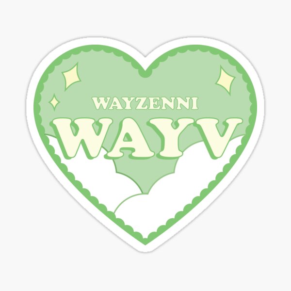 "WayV Heart" Sticker for Sale by ssenunnie- | Redbubble