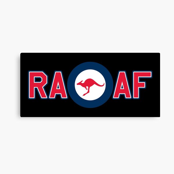 "RAAF ROYAL AUSTRALIA AIR FORCE ROUNDEL RONDEL KANGAROO" Canvas Print ...