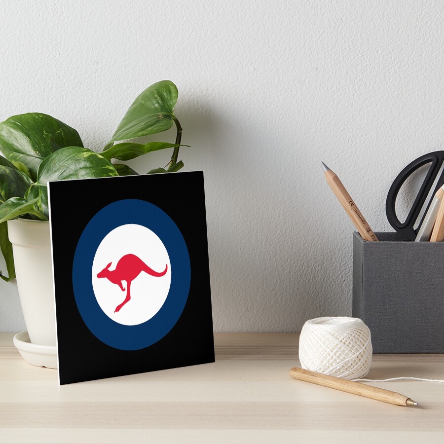 "RAAF ROYAL AUSTRALIA AIR FORCE ROUNDEL RONDEL KANGAROO" Art Board ...