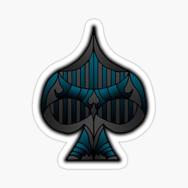 "Armored Suit- Spade C" Sticker for Sale by Veraukoion | Redbubble