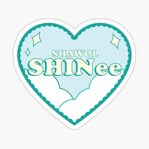 "SHINee Heart" Sticker for Sale by ssenunnie- | Redbubble