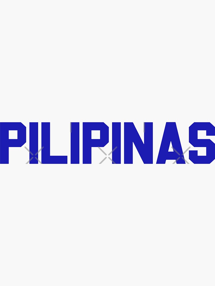 "PILIPINAS" Sticker for Sale by rokojin | Redbubble