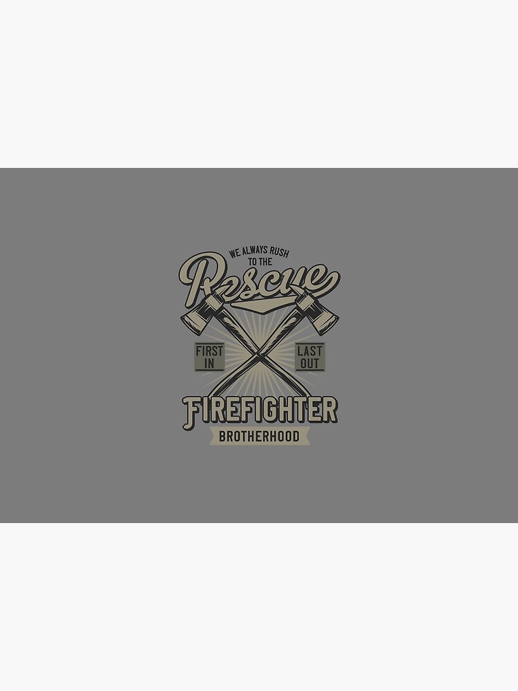 "FireFighter Logo Sticker" Mask for Sale by PatternSquare | Redbubble